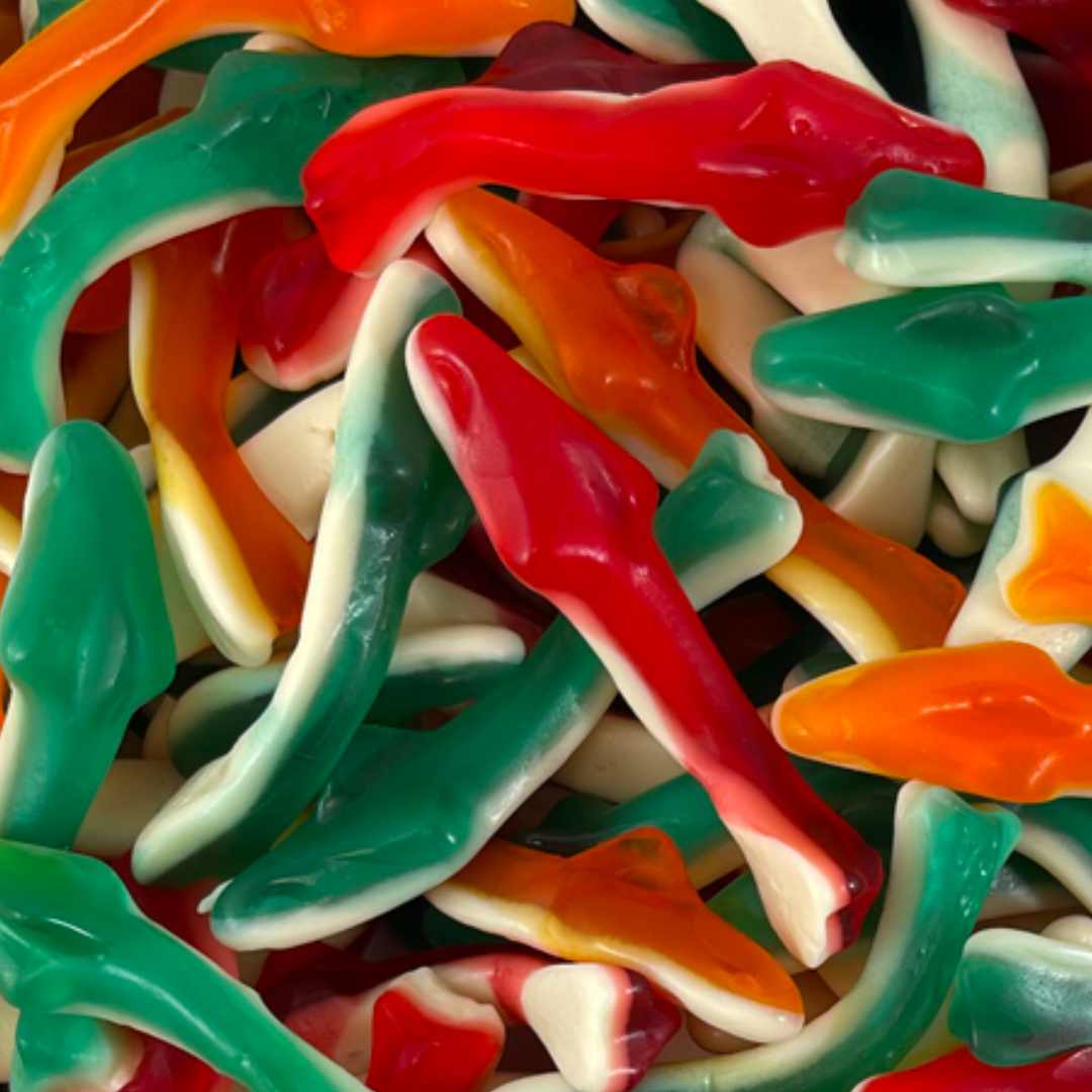 DAMEL - Colored Sharks – Stacks of Lollies